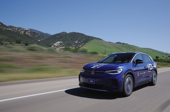 All-electric Volkswagen ID.4 EV completes cross-country drive ...