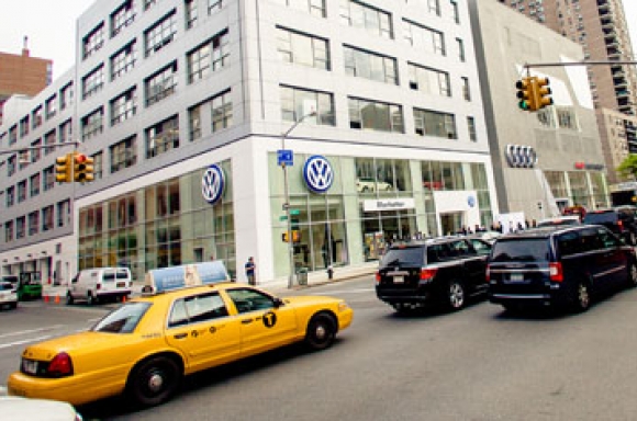 Das Blog. : Volkswagen takes Manhattan - or at least a corner of it ...